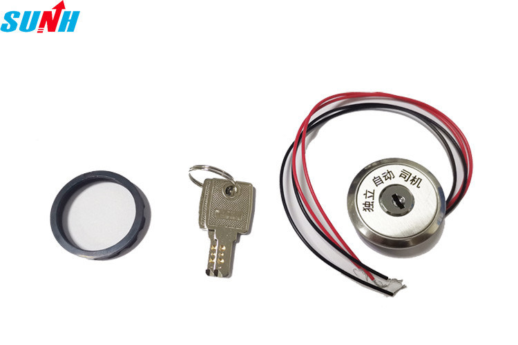 Passenger Lift Momentary Push Switch / Customized Elevator Key Switch