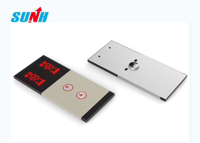 Duplex Elevator Local Operating Panel LOP With Orange Seven Segment ...