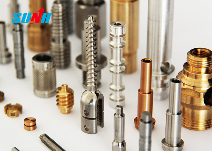 Aluminum Alloy / SS Machining Small Metal Parts With Chrome Plating Surface